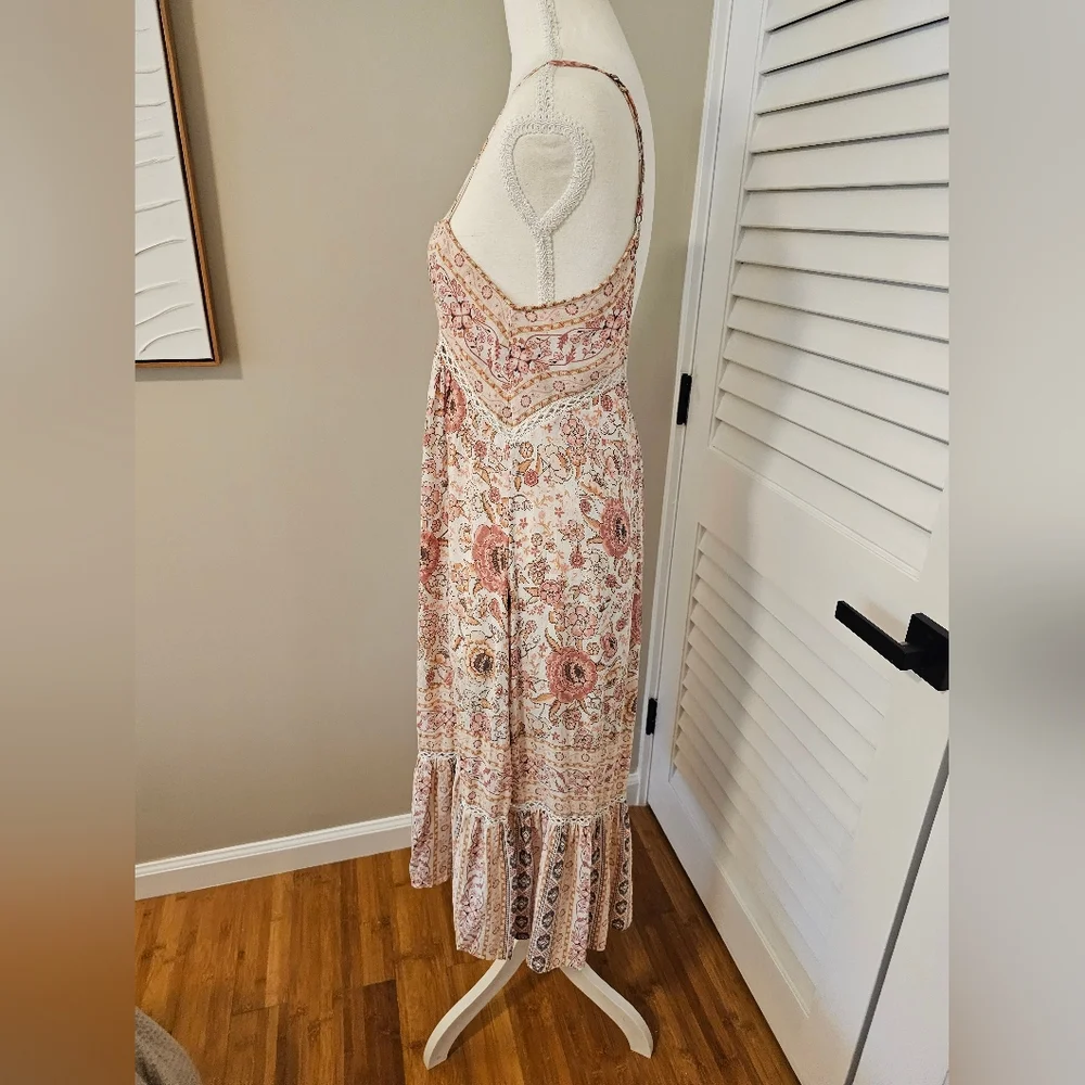 Spell | Dresses | Spell The Gypsy Zahara Midi Dress In Dusty Pink ...